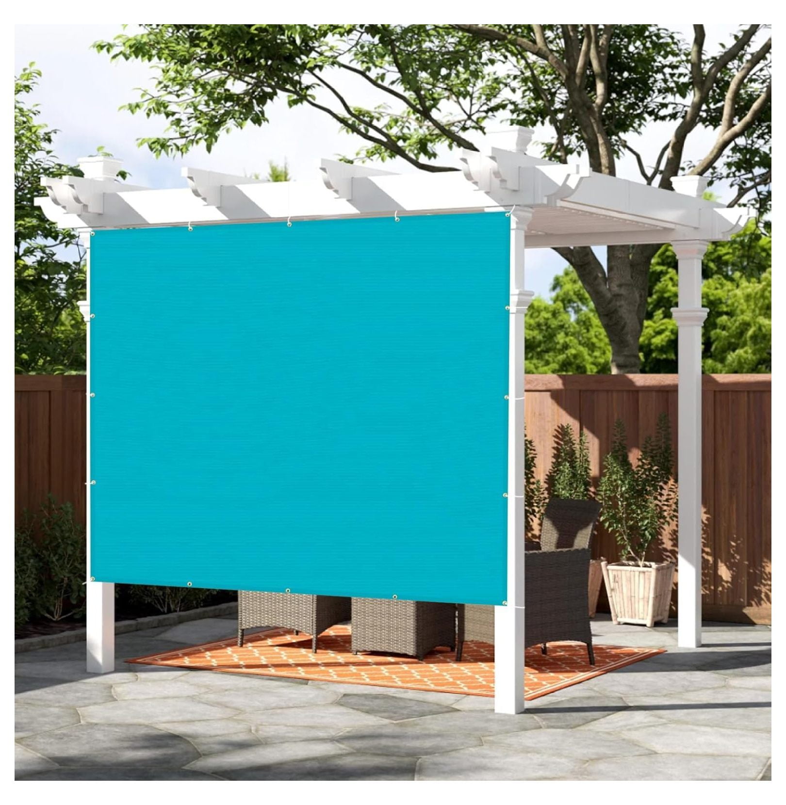 Shade Cloth 8x10 FT Sun Shade Screen Fabric HC-019 Shade Cover Tarp ...