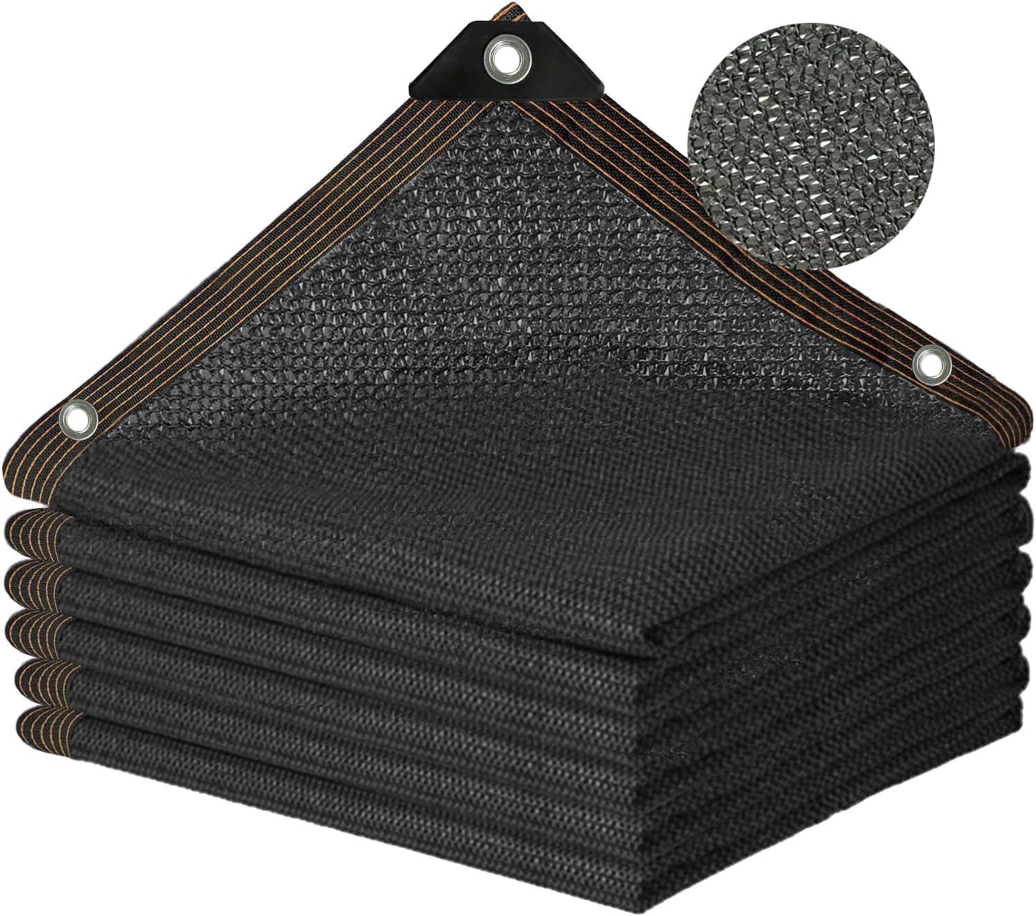 Shade Cloth 90% for Garden Plants 6.5x6.5 FT, Black Sun Block Shade ...