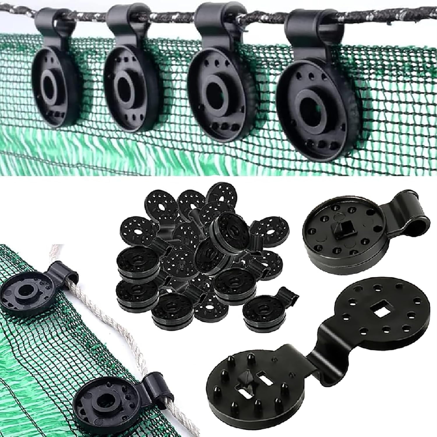 Shade Cloth Clips, 2025 Shade Cloth Heavy Duty Lock Grip Shade Cloth ...
