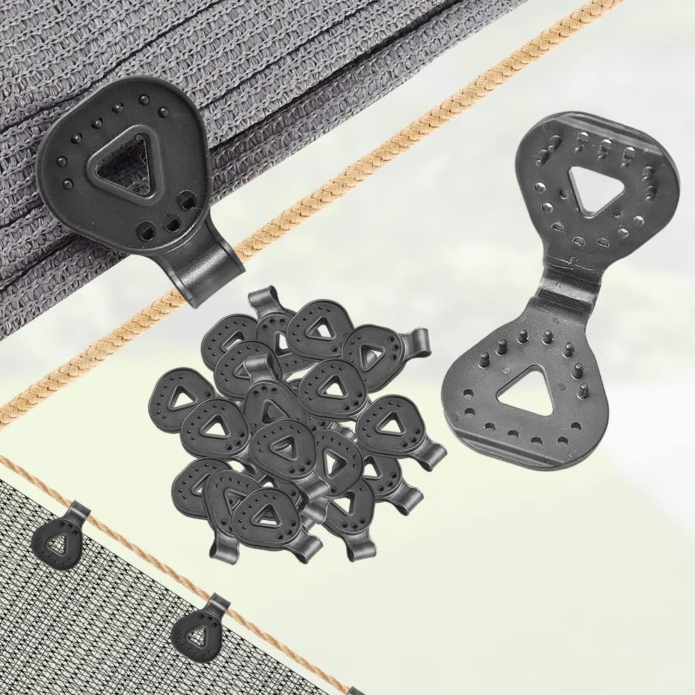 Shade Cloth Heavy Duty Lock Grip, 2023 New Shade Cloth Fix Plastic ...