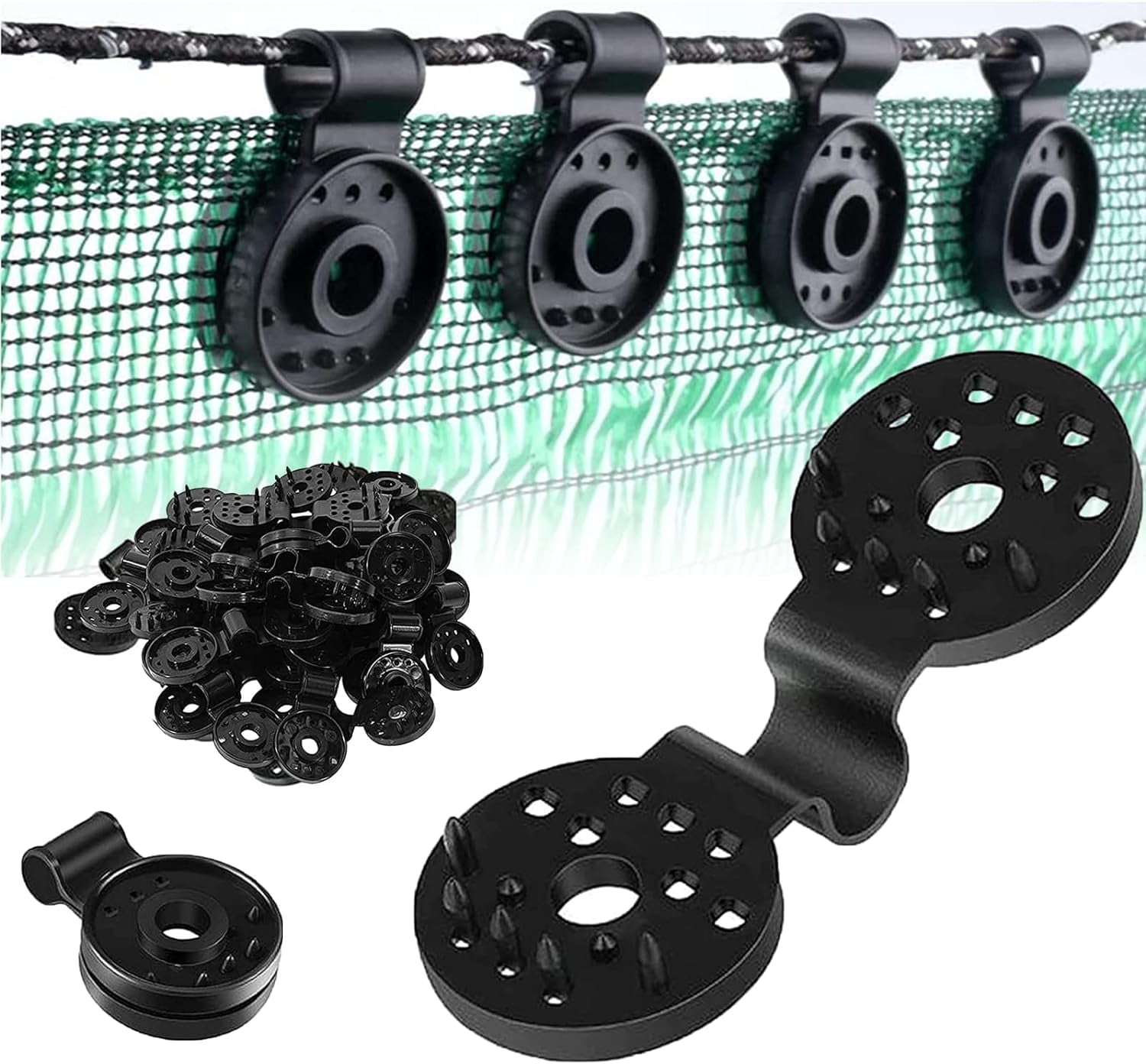 Shade Cloth Heavy Duty Lock Grip, Shade Cloth Plastic Clips, Shade ...