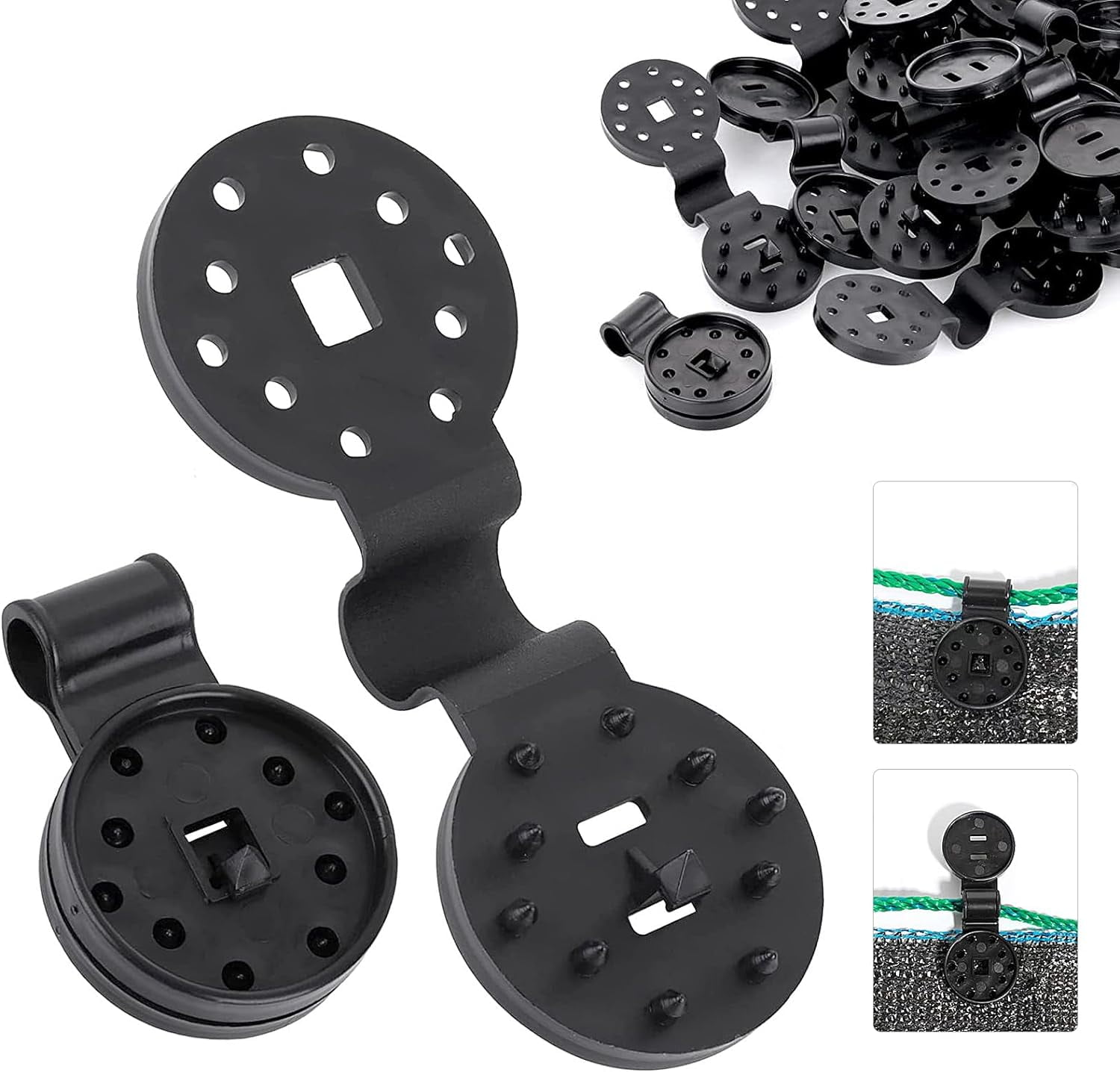 Shade Cloth Heavy Duty Lock Grip, Sun Shade Cloth Clips for Garden ...