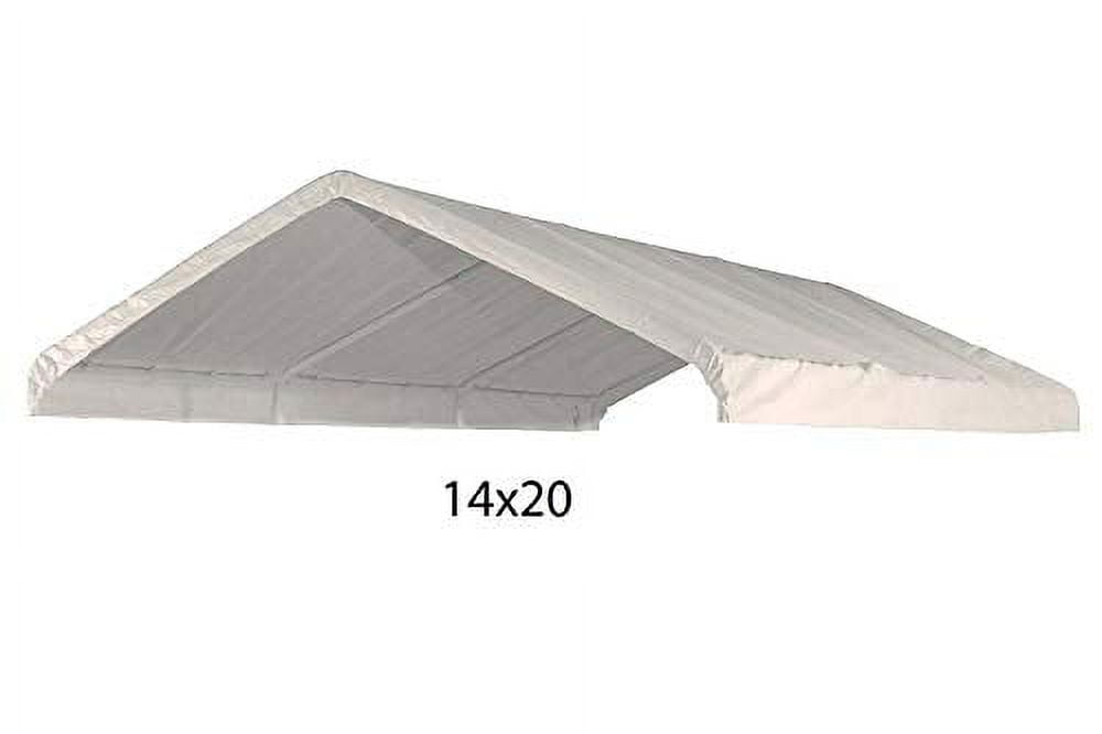 Shade Cloud Canopy Replacement Cover 14'X20' White Tarp Top Roof (White ...