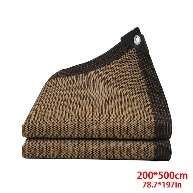 Shade Fabric Coffee Color Perforated Shade Mesh Summer Outdoor ...