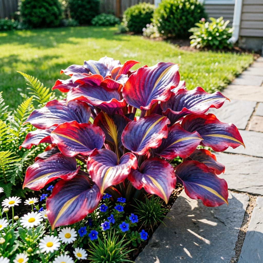 Shade Loving Rainbow Hosta Bulbs – Year After Year Perennial Beauty ...