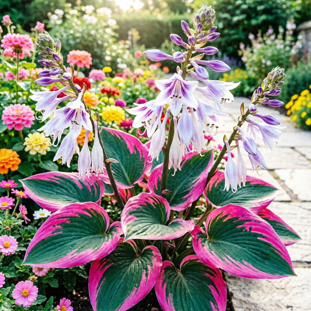 Shade Loving Rainbow Hosta Bulbs – Year After Year Perennial Beauty ...