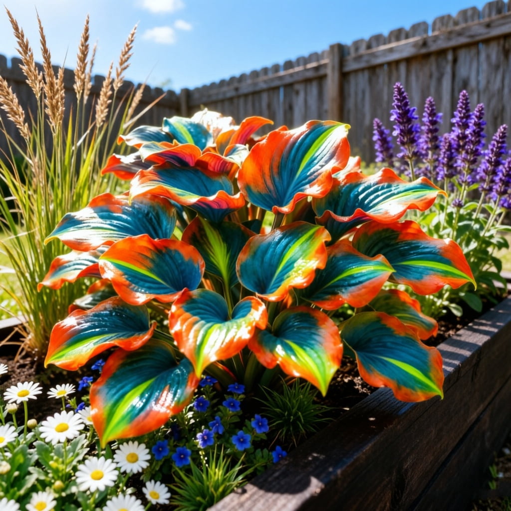 Shade Loving Rainbow Hosta Bulbs – Year After Year Perennial Beauty ...