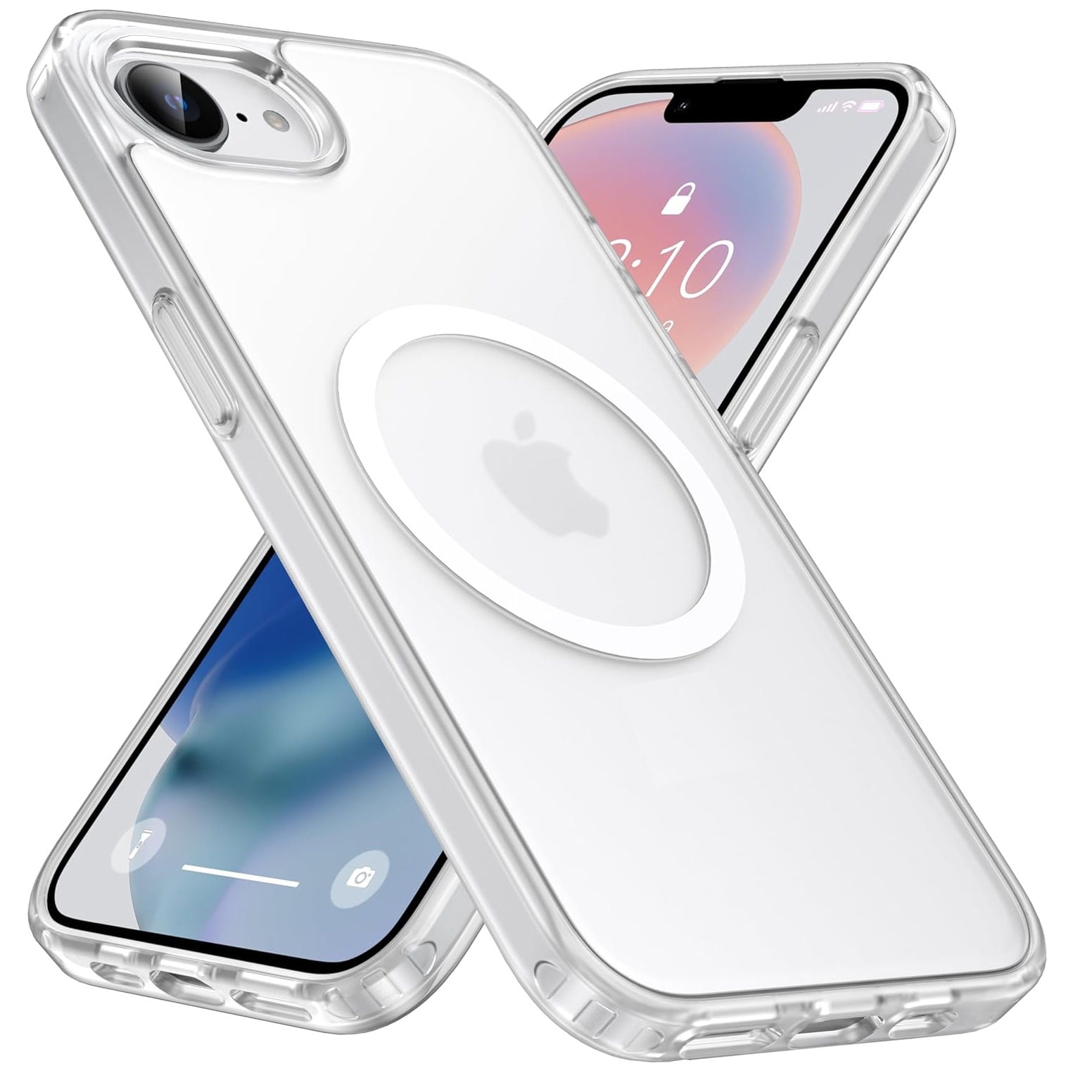 Shade Series Hybrid Case with MagSafe for iPhone 16e - Clear - Walmart.com