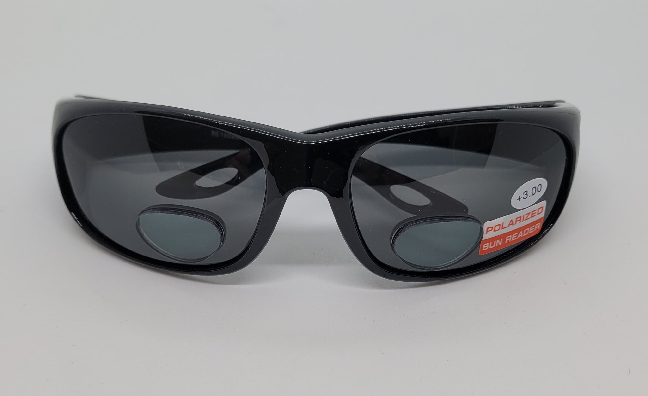 Shade Shack Men's Polarized Bi-focal Sunglasses - Smoke Lens 3.00 ...