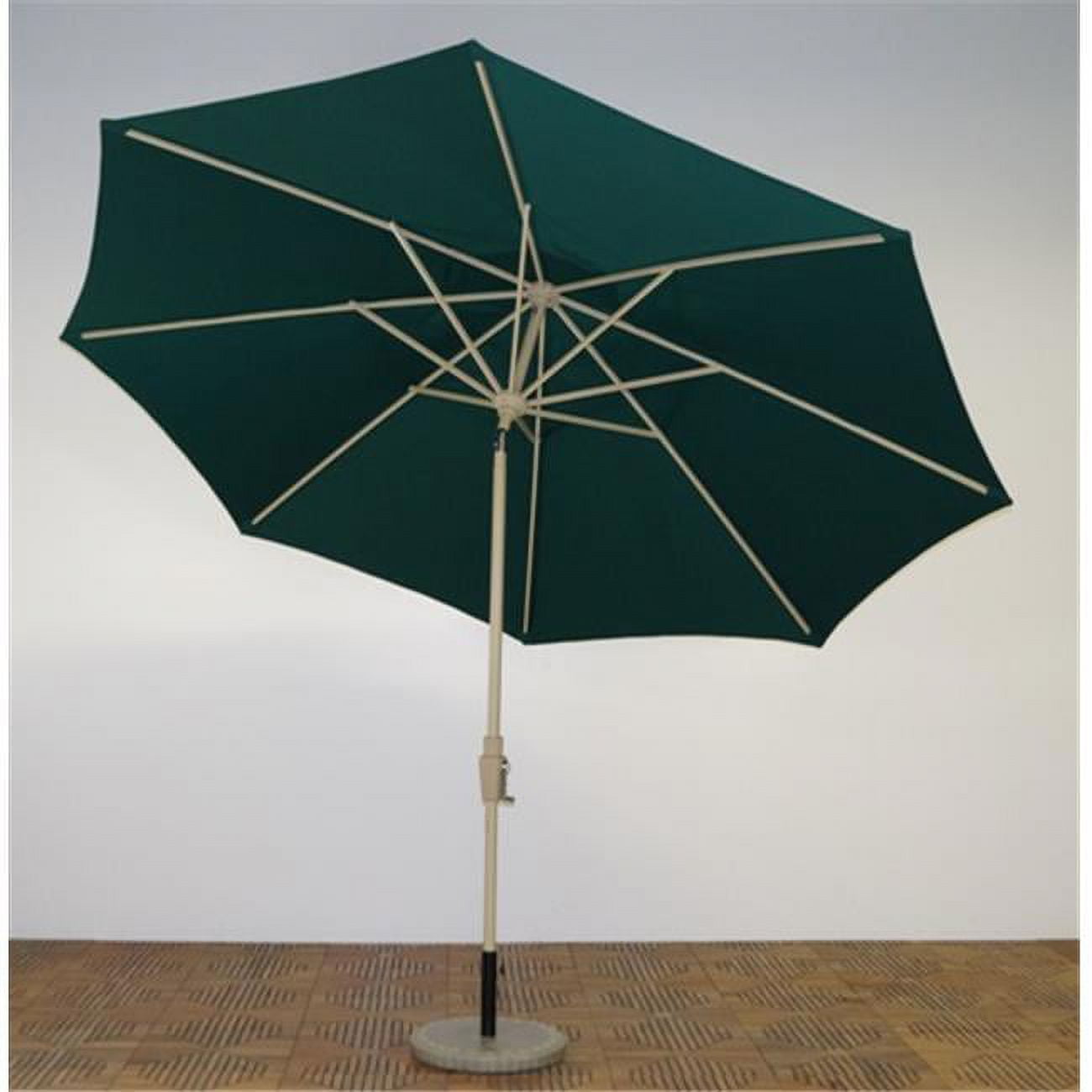 Shade Trends 11 x 8 ft. Premium Market Umbrella - Maple Frame- Forest ...