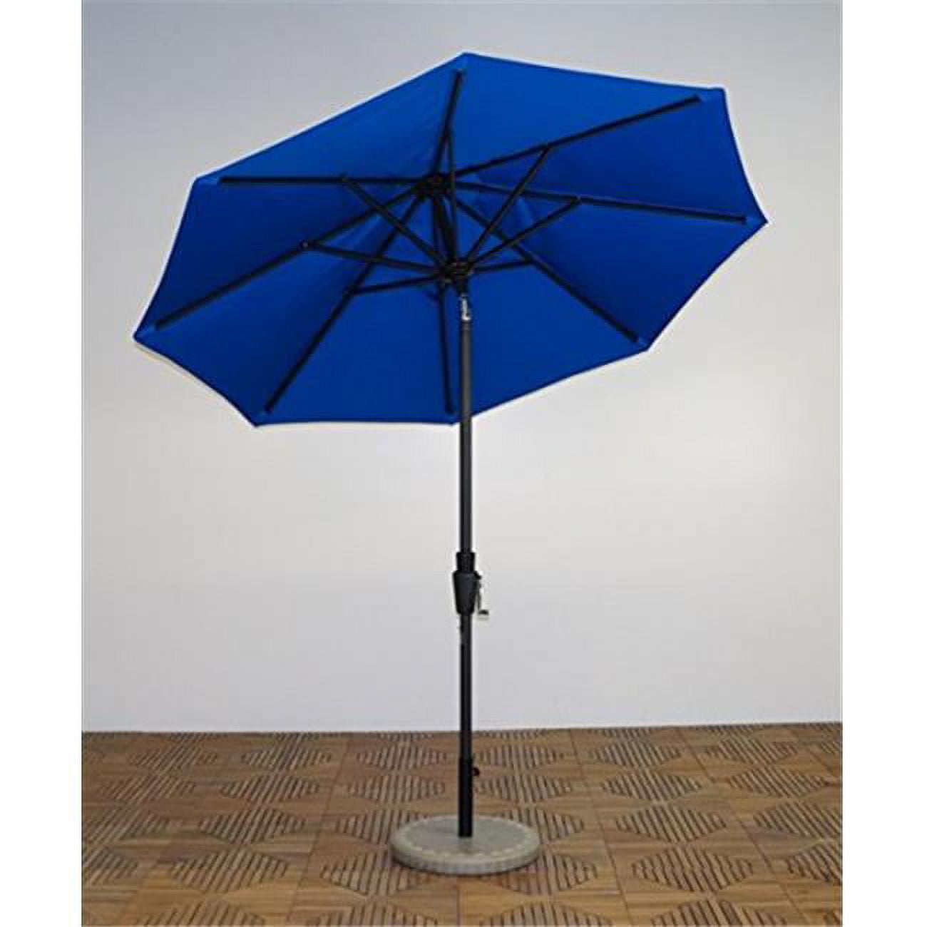 Shade Trends 7.5 ft. x 8 Rib Premium Market Umbrella- Licorice Frame ...