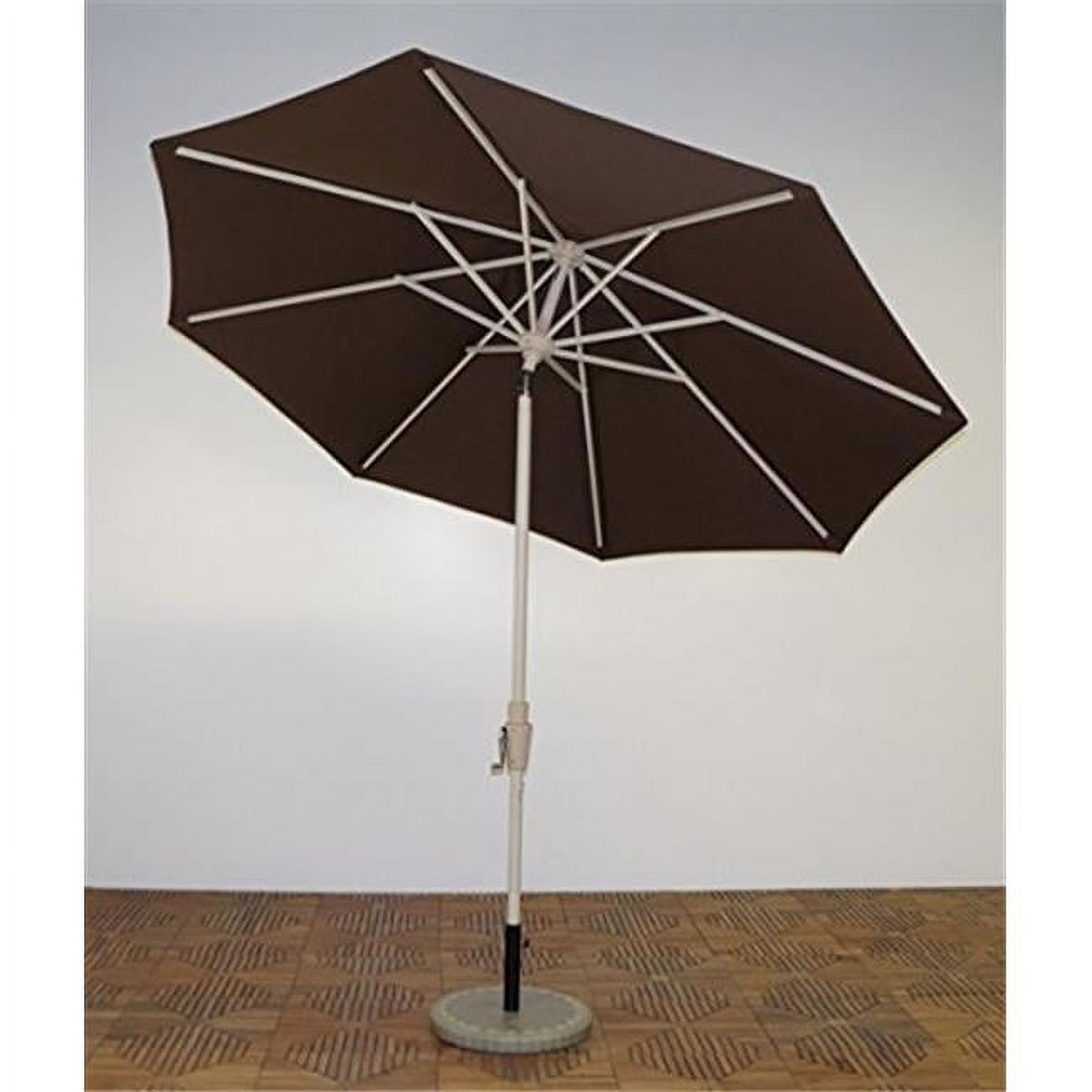 Shade Trends 9 ft. x 8 Rib Premium Market Umbrella- Aspen Frame- Kona ...