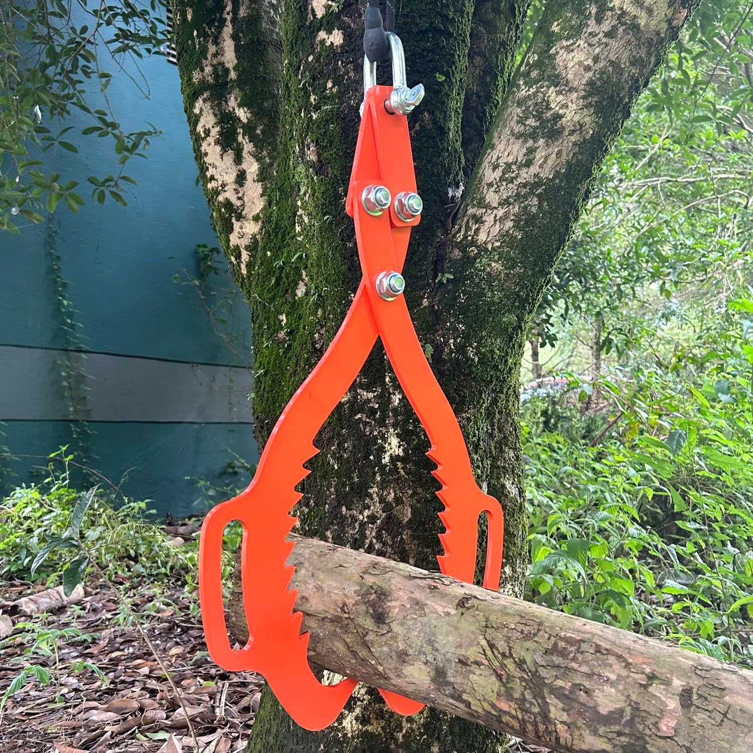 ShadeMart 32" Log Lifting Tongs – Heavy Duty Serrated Claw Hook for ...