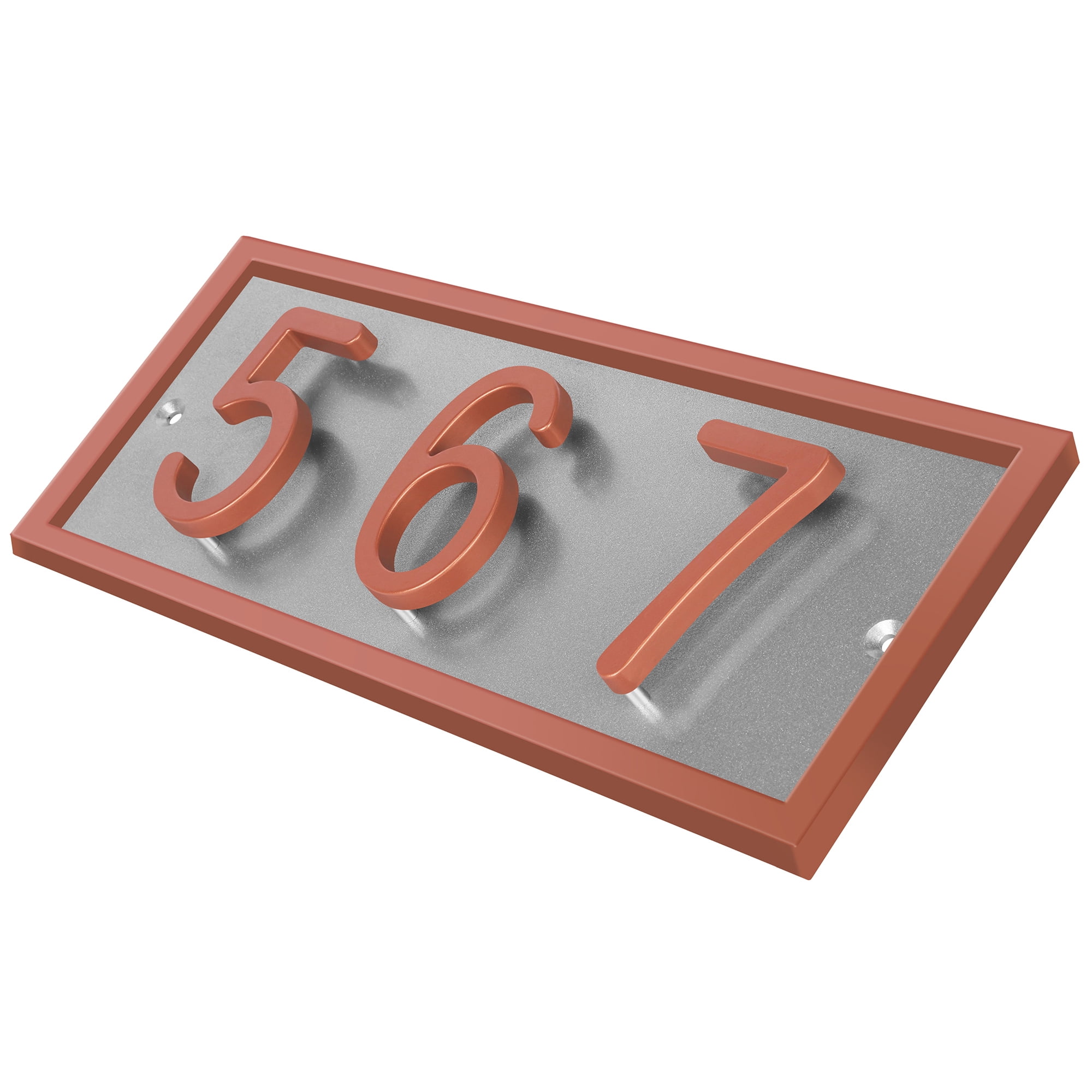 ShadeMart Floating House Numbers Sign, Personalized Aluminum Address ...
