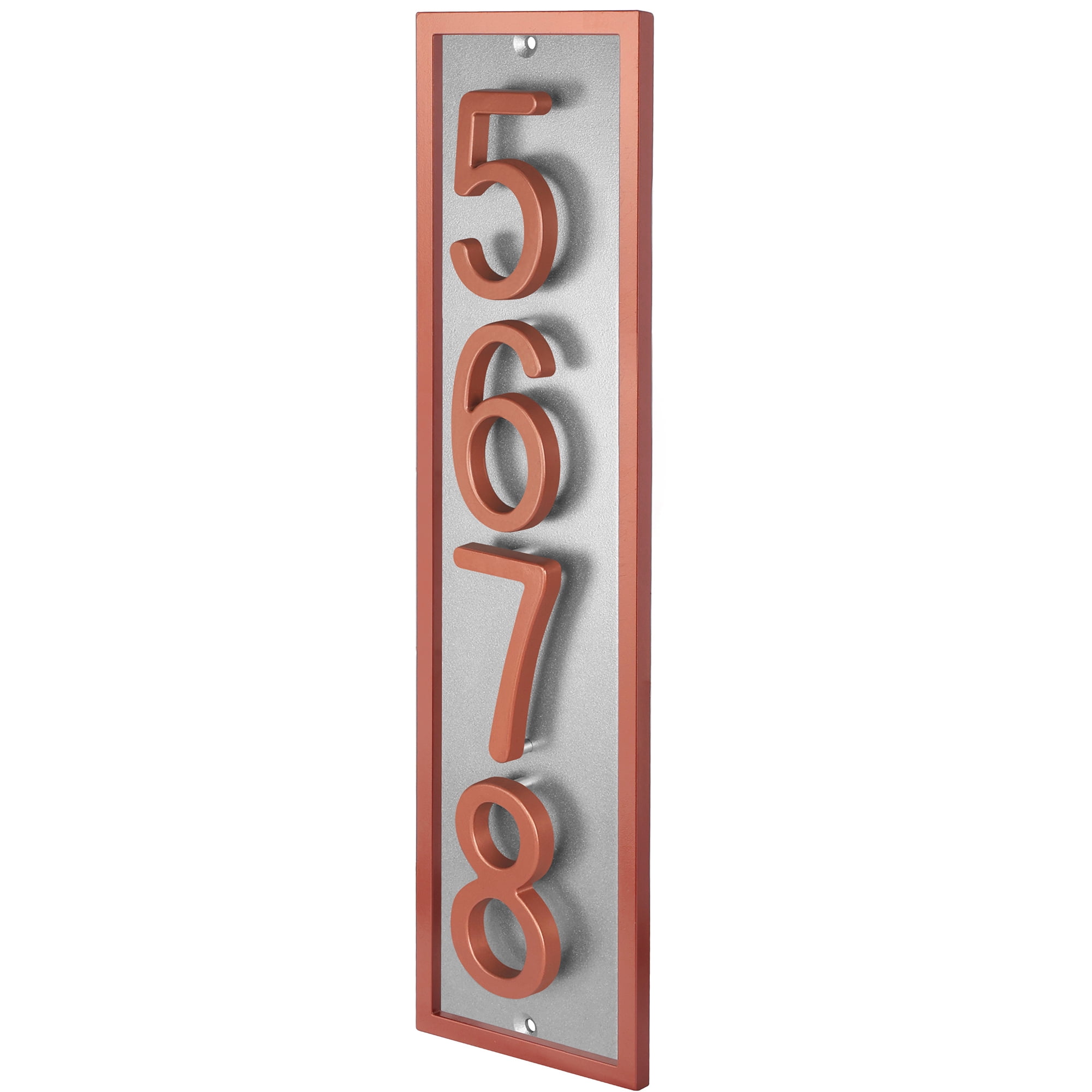 ShadeMart Floating House Numbers Sign, Personalized Aluminum Address ...