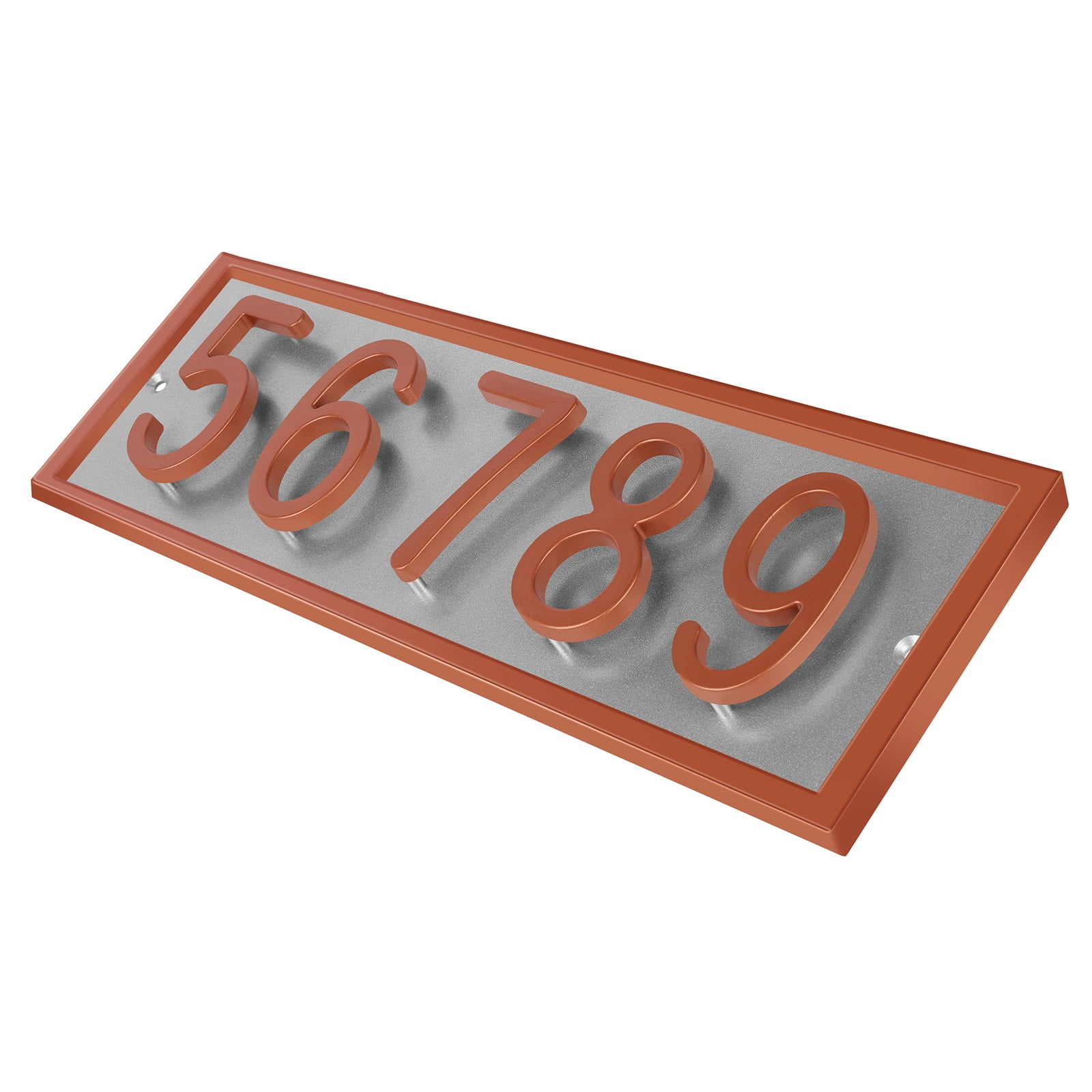 ShadeMart Floating House Numbers Sign, Personalized Aluminum Address ...