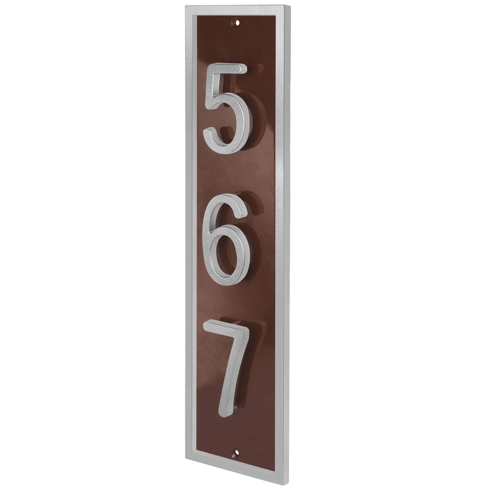 ShadeMart Floating House Numbers Sign, Personalized Aluminum Address ...