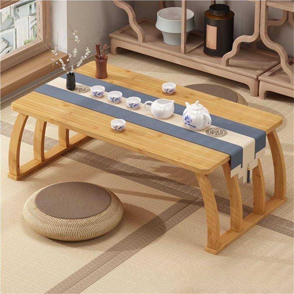 ShadeMart Nature Coffee Table, Japanese Meditation & Tea Table, Floor ...