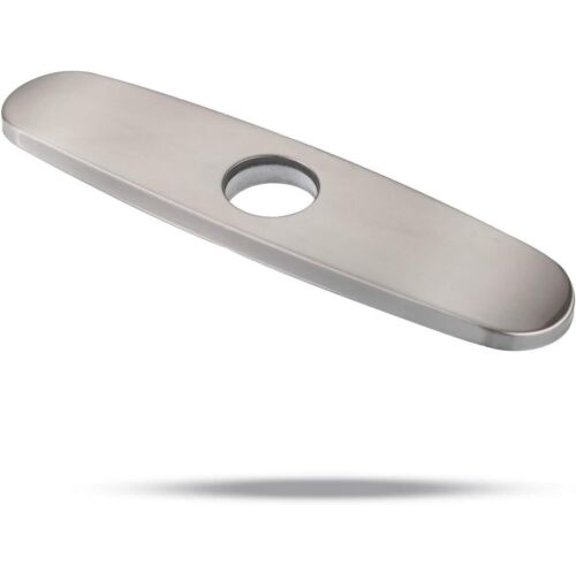 6 Inch Sink Faucet Hole Cover, Stainless Steel Square Deck Plate Faucet ...