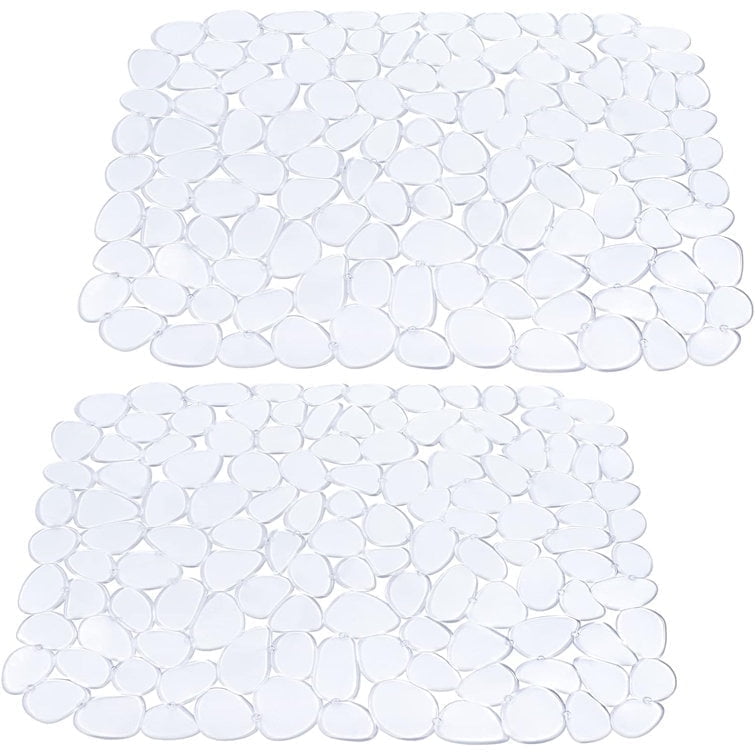 ShadeMart Transparent Pebble Sink Mats for Stainless Steel Sink, PVC ...