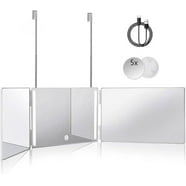 NEXPURE 3 Way Bath Vanity Mirror, Wall Mounted 360 Lighted Makeup ...