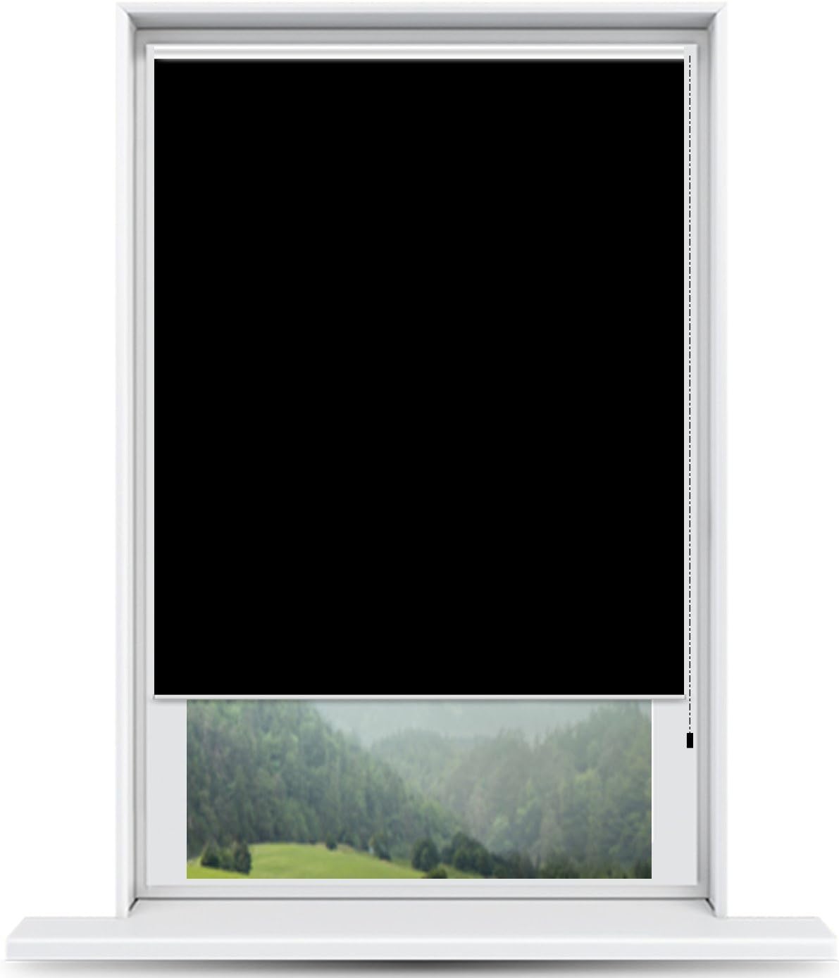 ShadePix Blackout Window Shade 22 x 36 Black - Walmart.com