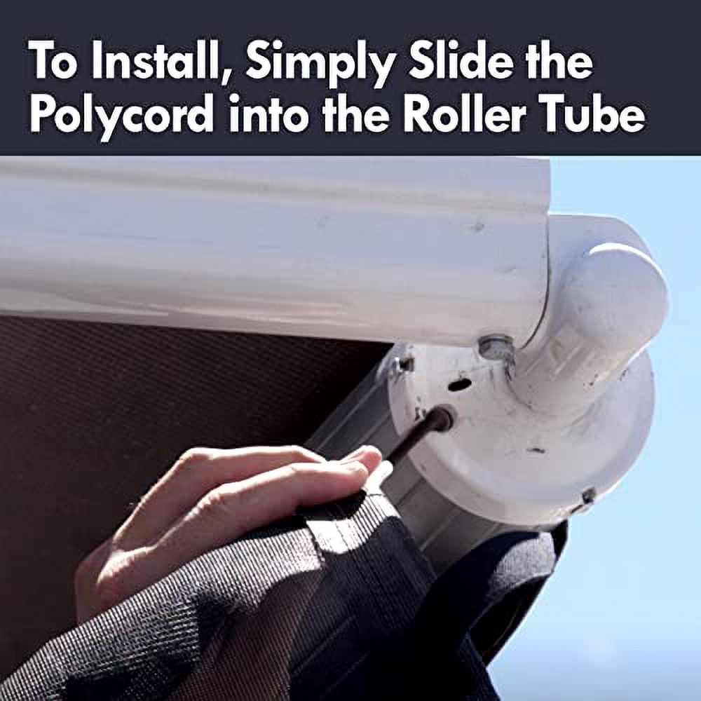 ShadePro - 19' x 7' Zipless Vista Shade - Solar Mesh Sunscreen Attaches ...