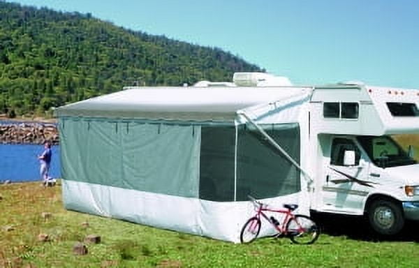 ShadePro 16' Camper RV Awning Sun Shade Add-A-Room with Roll Zipper ...