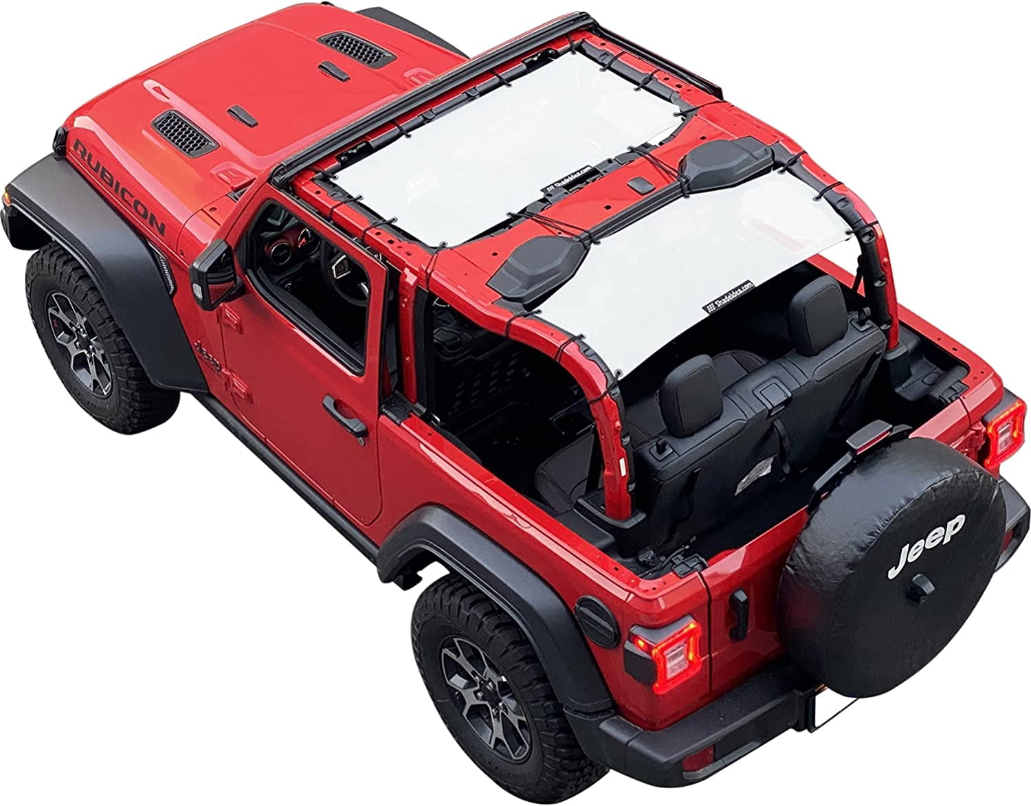 Shadeidea JL Sun Shade for Jeep Wrangler 2 Door Top Sunshade ( 2018 ...