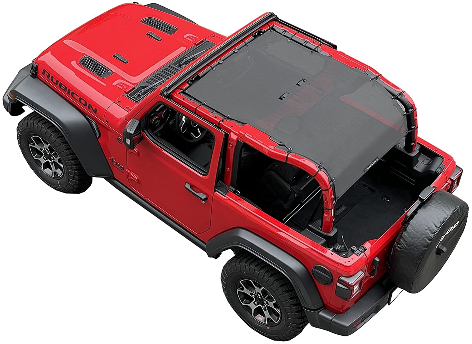 Shadeidea Jeep Wrangler Sunshade JL 2 Door (2018-Current) Sun Shade ...