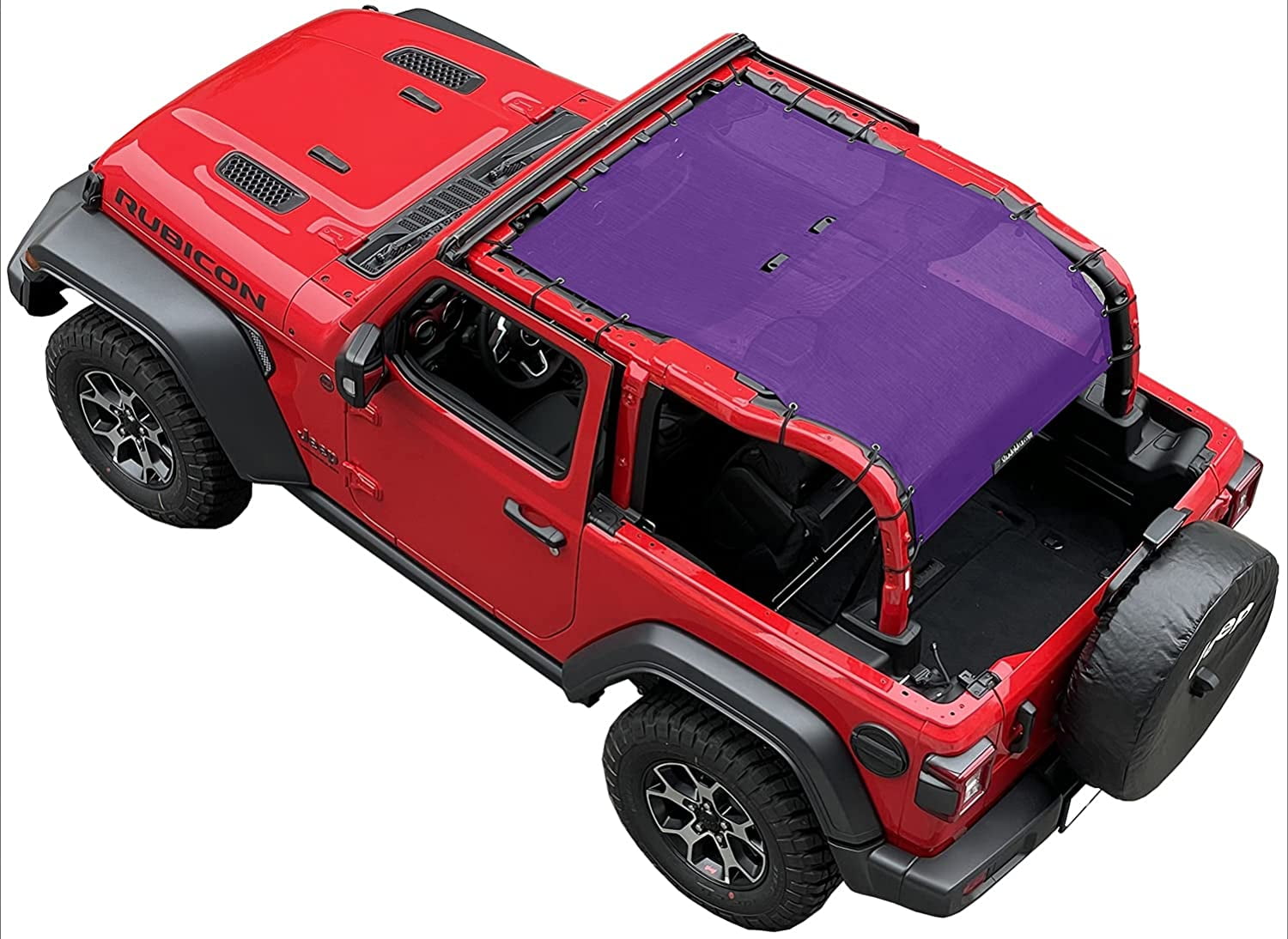 Shadeidea Jeep Wrangler Sunshade JL 2 Door (2018-Current) Sun Shade ...