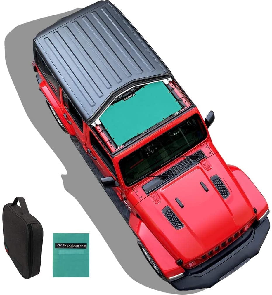 Shadeidea Sunshade Compatible with Jeep Wrangler JL Unlimited (2018 ...