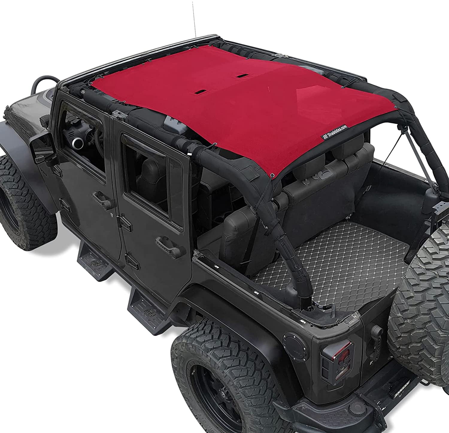 Shadeidea Jeep Wrangler Top Sunshade JK Unlimited Sun Shade 4 Door ...