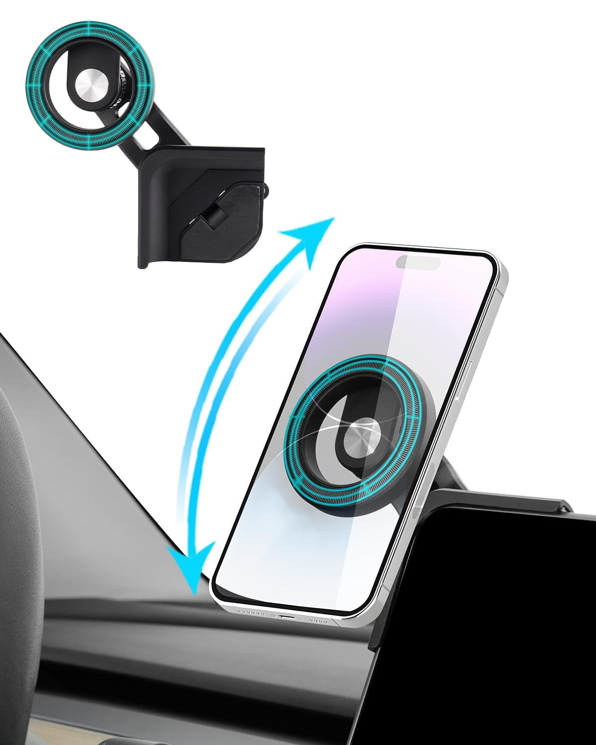 Shademax Custom Fit for Phone Holder Mount Tesla Model Y/3/ S/X Car ...