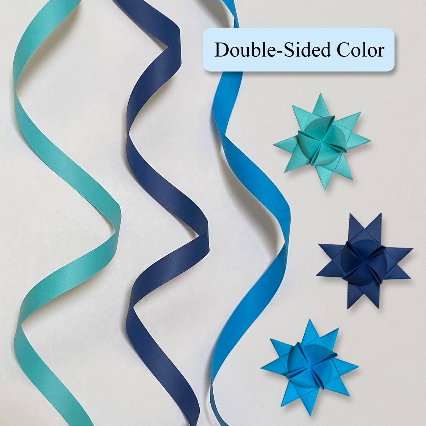 Shades of Blue Paper Strips for Weaving Projects (Multi Color Packs ...