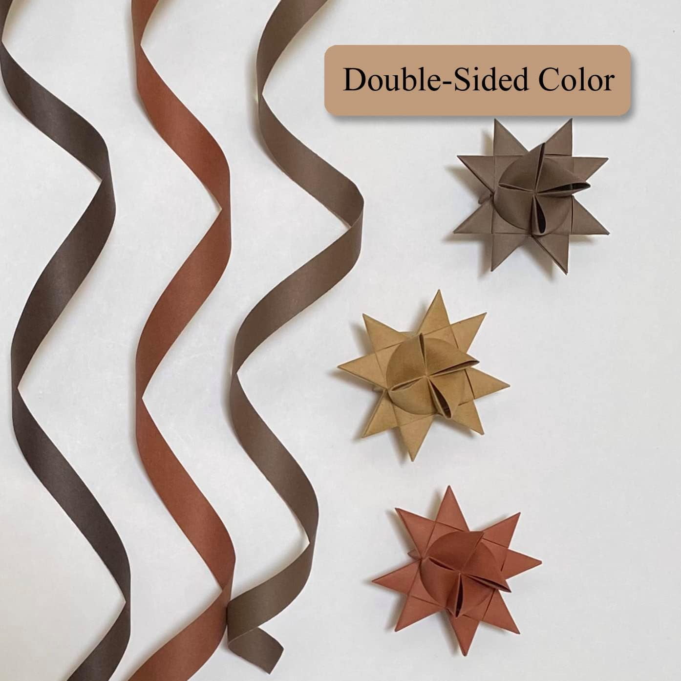 Shades of Brown Paper Strips for Weaving Projects (Multi Color Packs ...