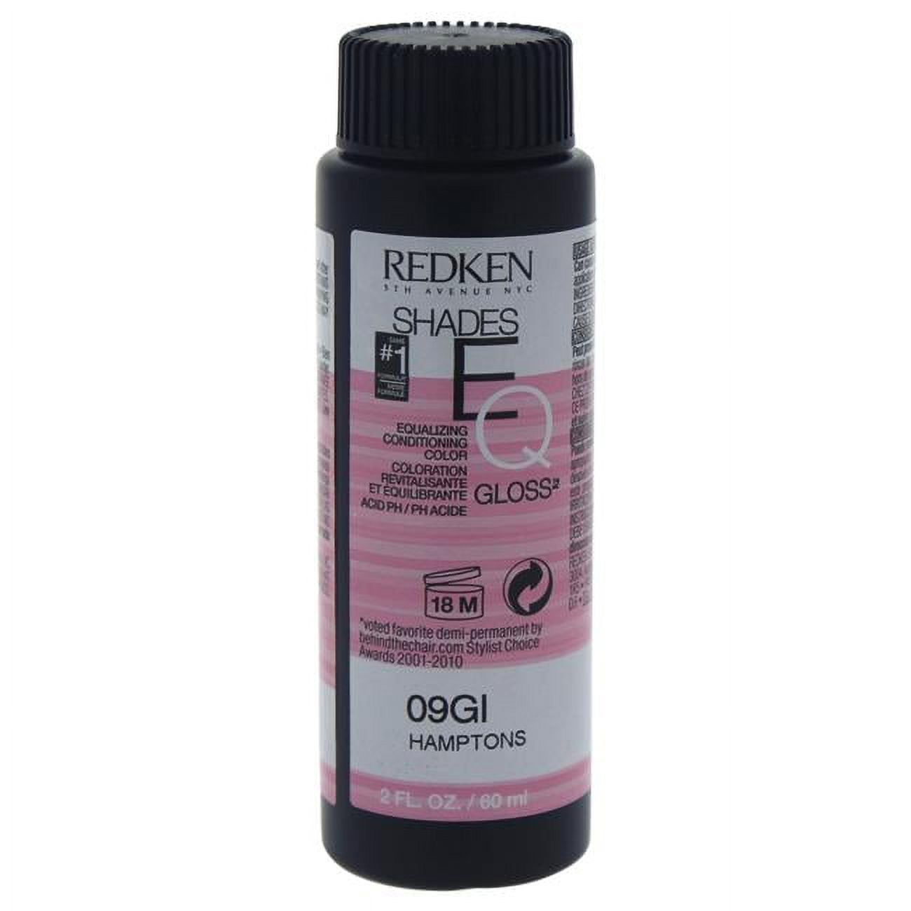 Redken Shades EQ Color Gloss 09GI - Hamptons, Unisex 2 oz Permanent ...