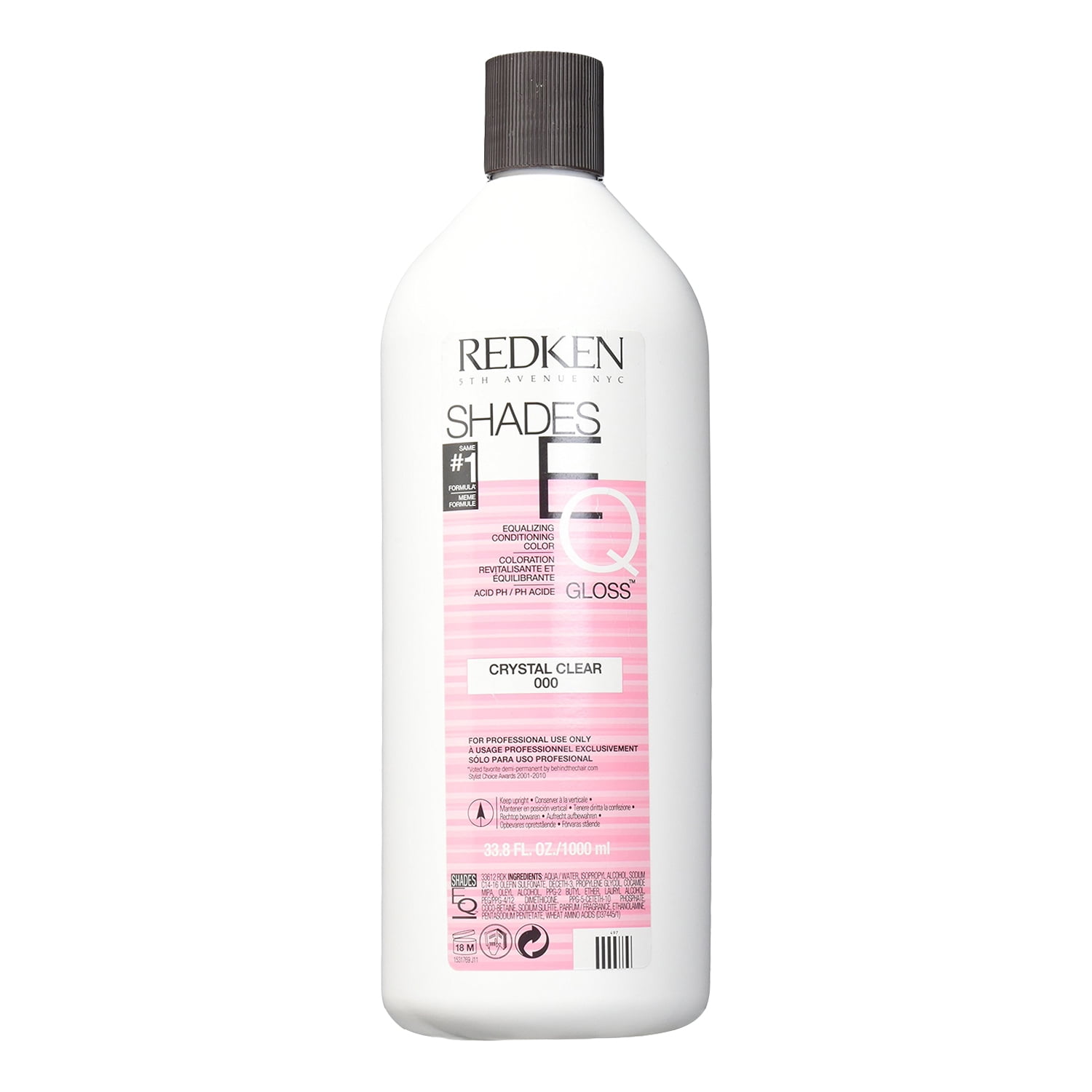 Shades Eq Color Gloss 000 - Crystal Clear By Redken - 33.8 Oz Hair ...
