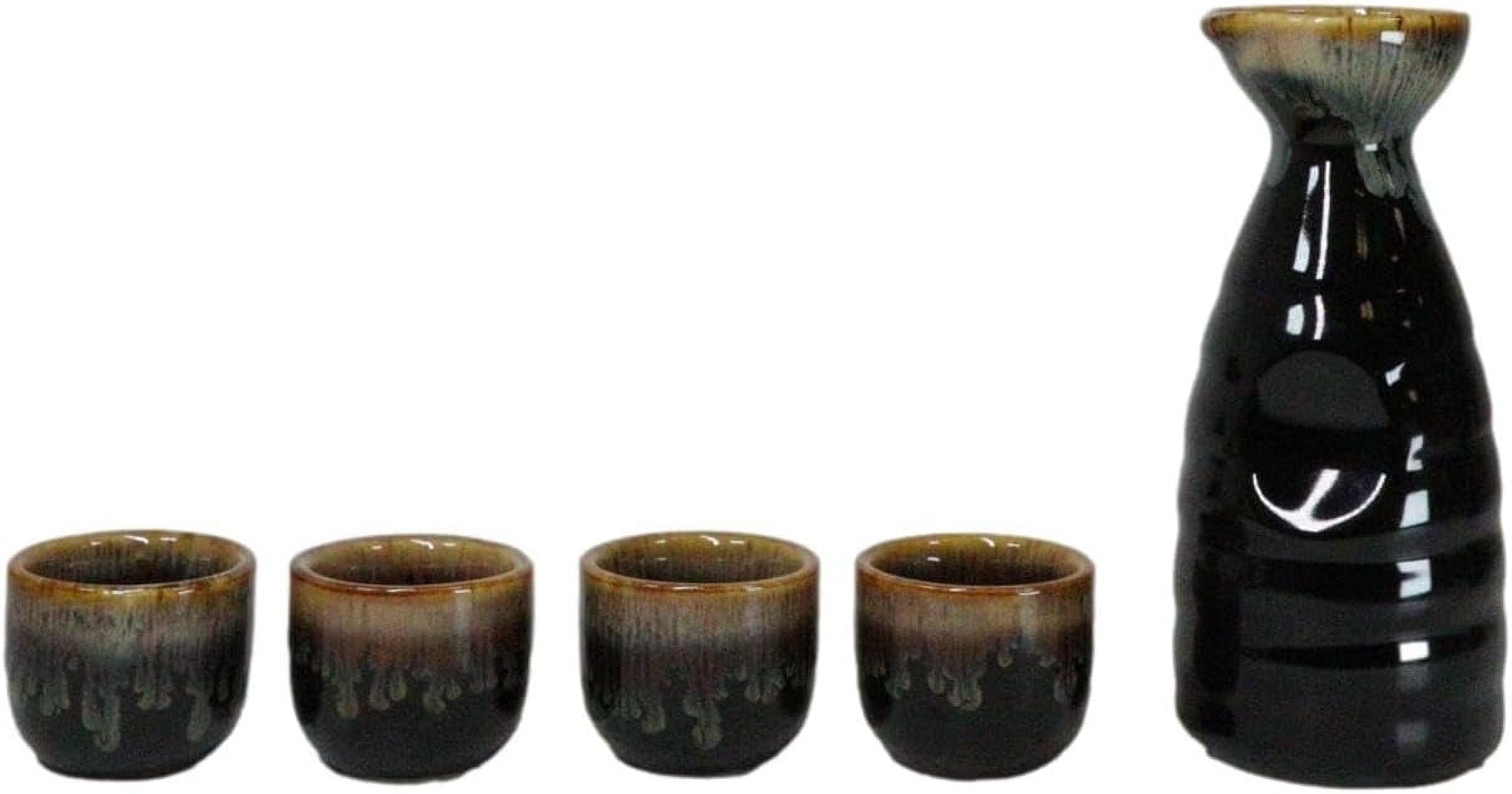 Shades Of Brown White Waterfall Glazed Ceramic Pottery Heaven Earth ...