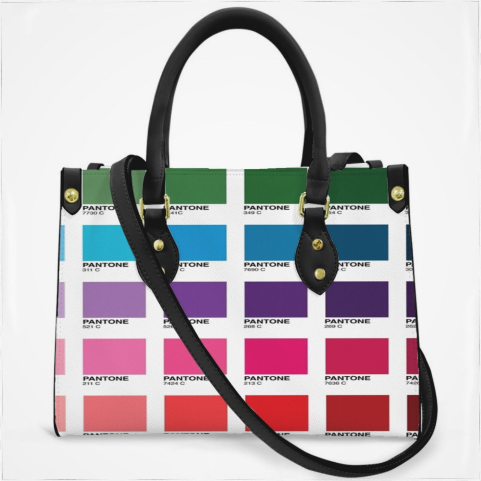 Shades Of Pantone Colors Cross Body Bags For Women Small Leather Female ...