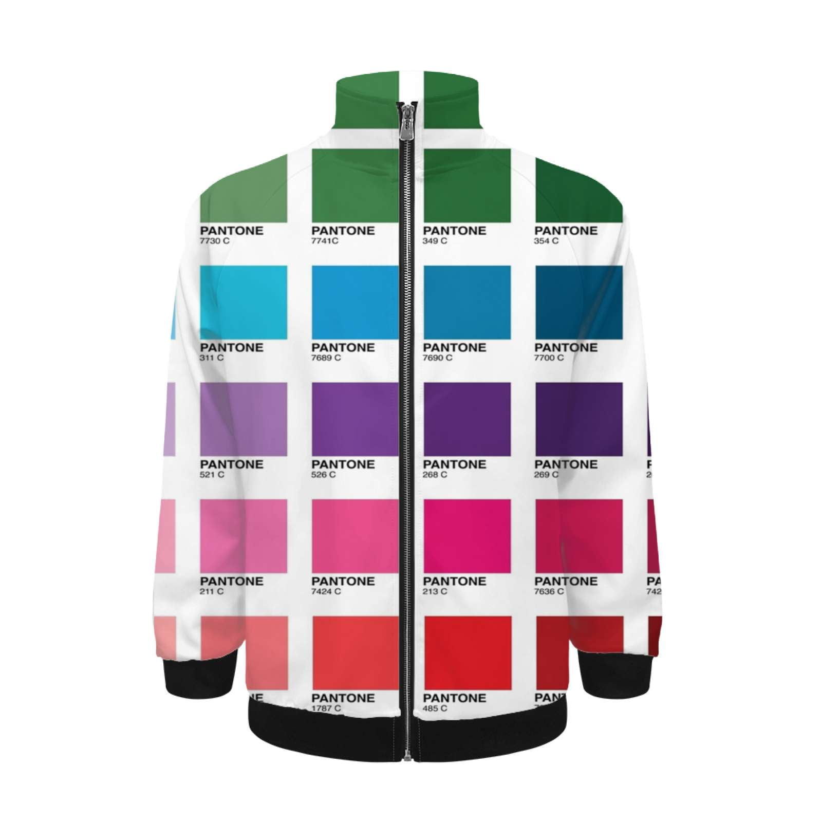Shades Of Pantone Colors Jacket Men's Street Cool Long Sleeves Coat ...