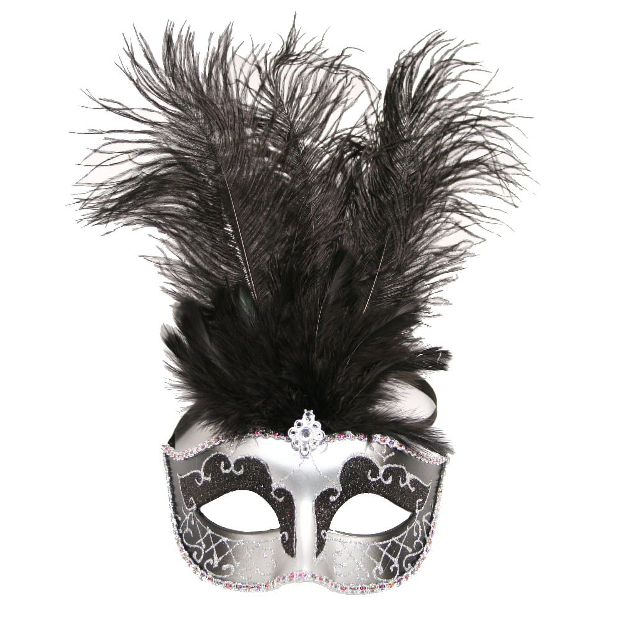 Shades of Grey Masquerade Mask | Black - Walmart.com