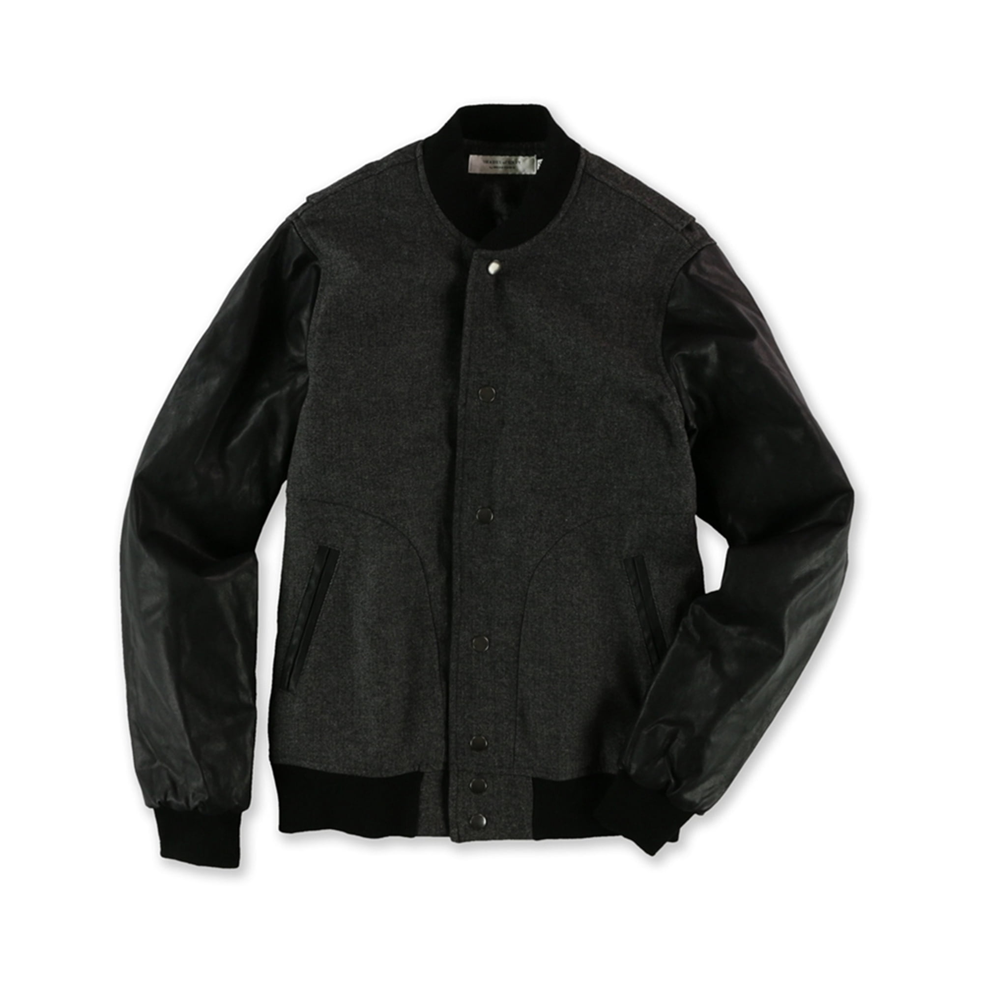 Shades of Grey Mens Heritage Baseball Varsity Jacket, Grey, Small ...