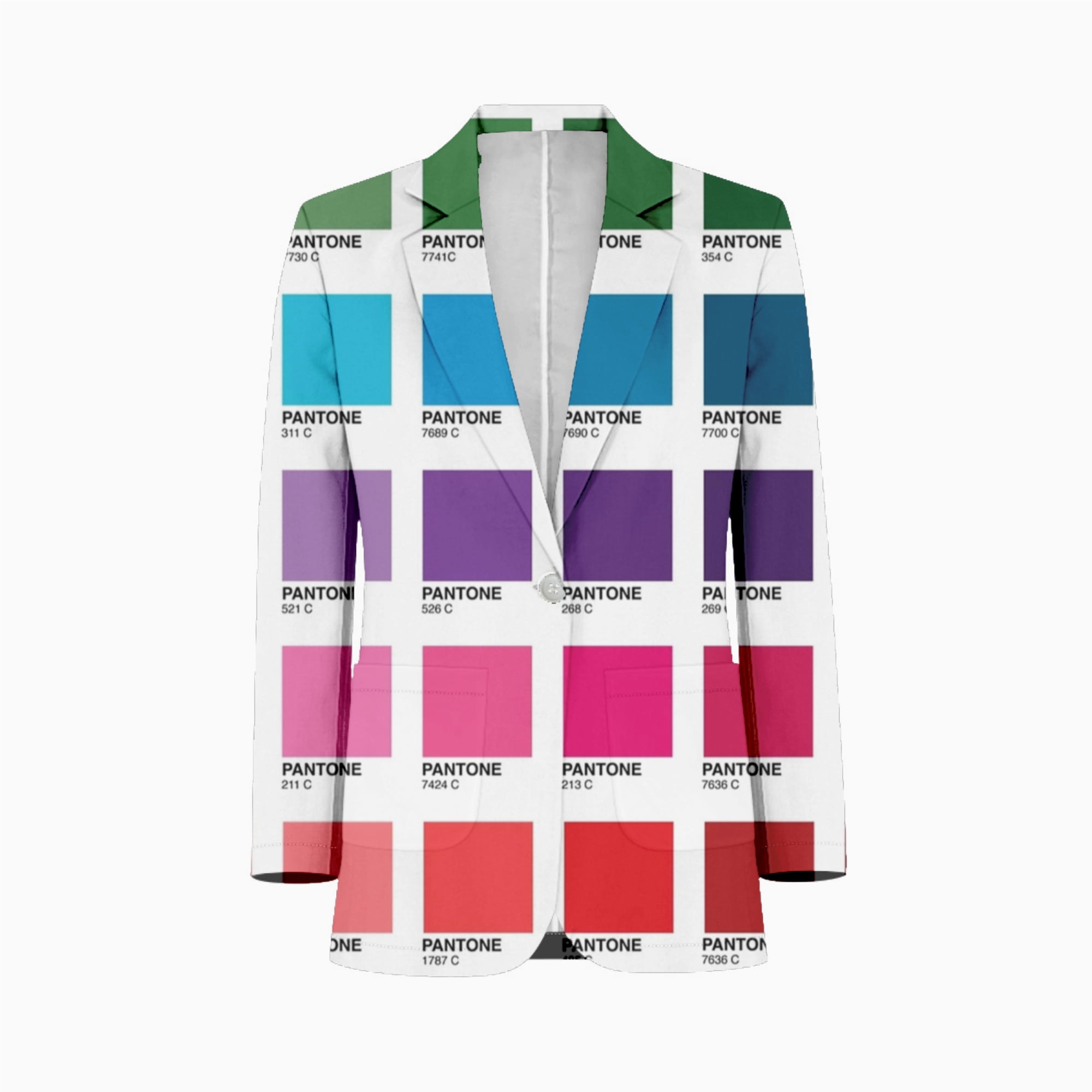 Shades of Pantone Colors Men Blazers Slim Clothing Summer Jacket Man ...