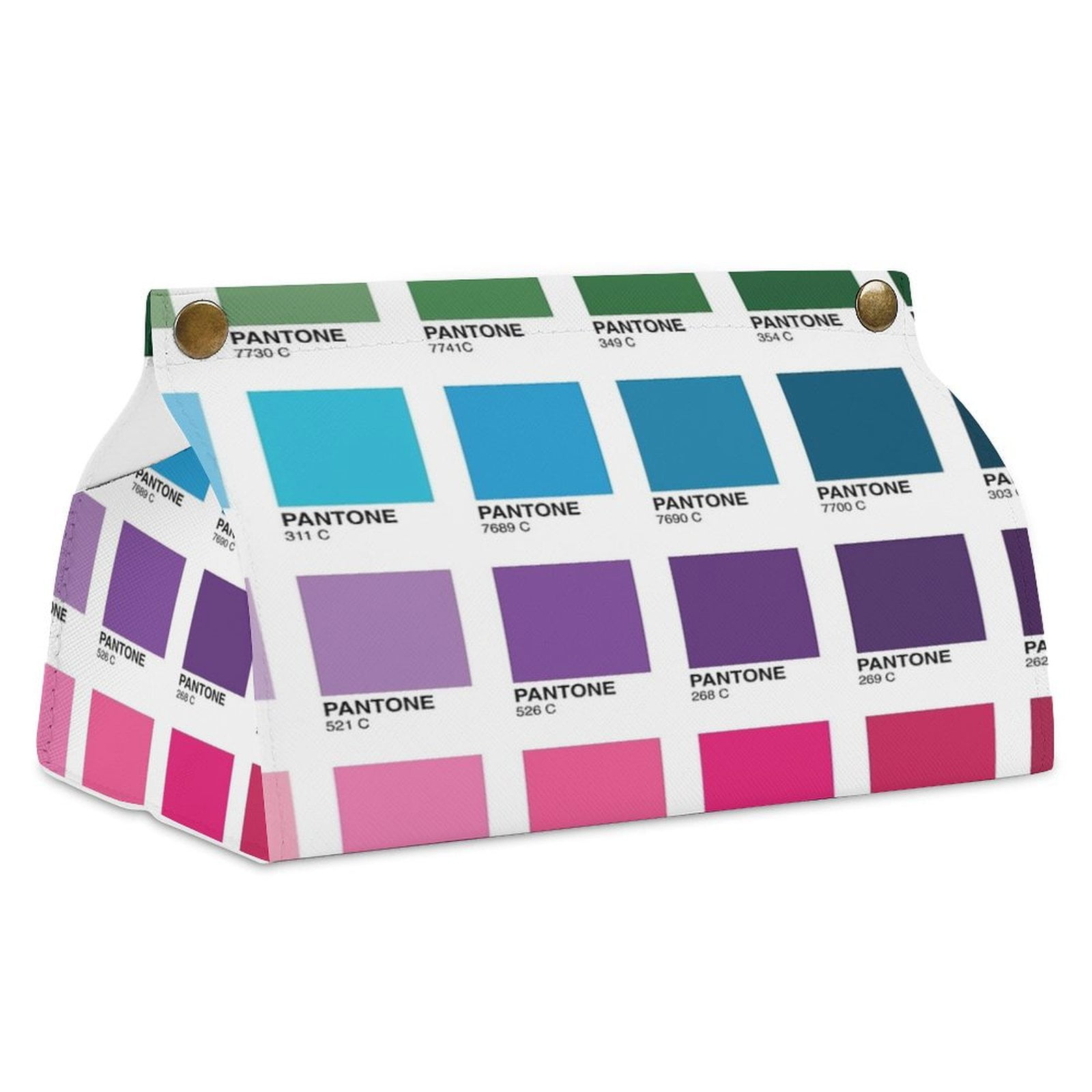 Shades of Pantone Colors Rectangular PU Leather Tissue Box Paper Napkin ...