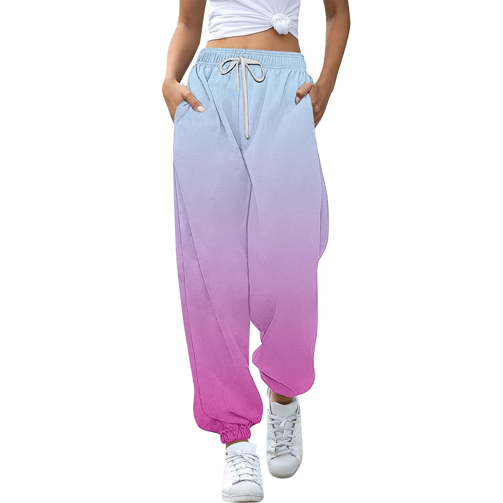 Shadoumai Back To School Girls Jogging Pants Batik Color Gradient ...