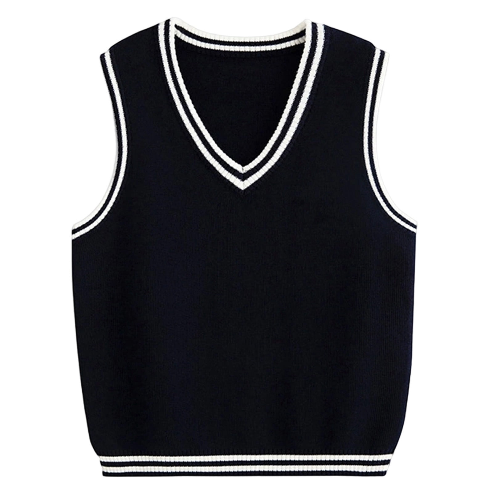 Shadoumai Back To School Clothes Kids Sweater Vest V Neck Knit ...