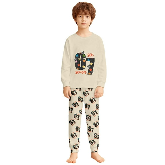 Shadoumai Boys Girls 67 Meme Shirts Pants Set Kids Teens Six Seven Home ...