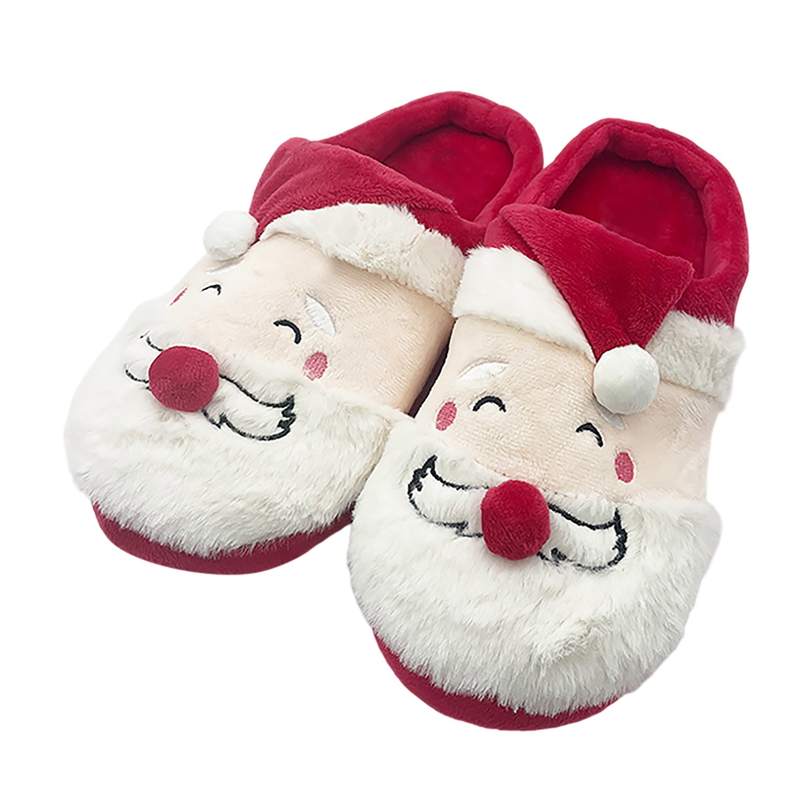 Shadoumai Christmas Slippers for Women Preppy Slip-On Christmas Tree ...
