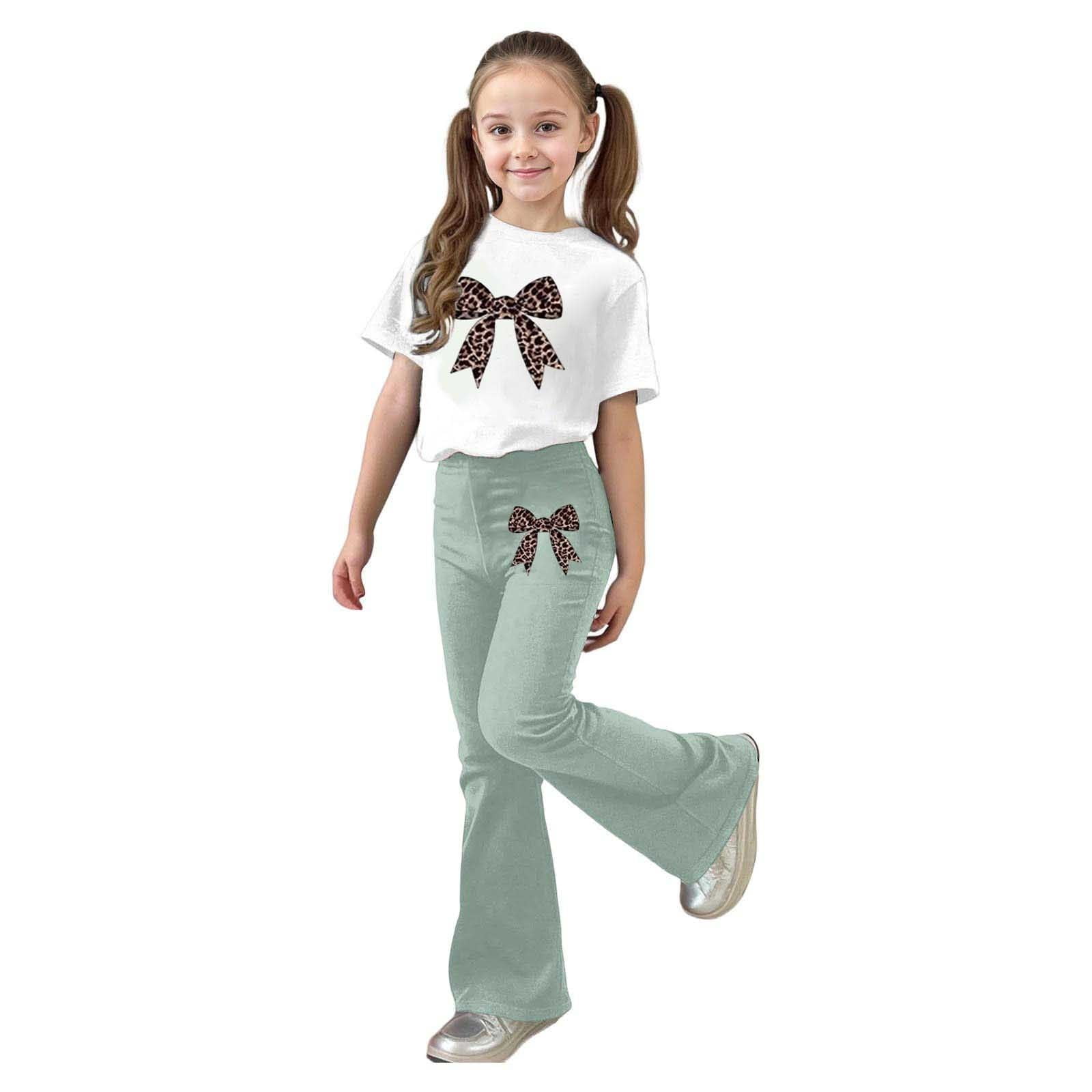 Shadoumai Girl's 2 Piece Fall Sets Outfits Long Sleeve Y2K Shirts Tops ...